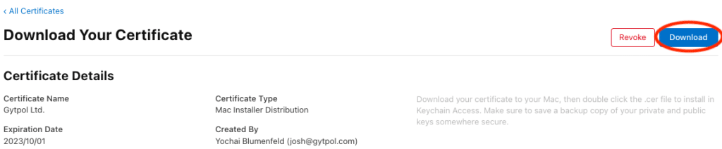 Distributing the Mac Software Package on Linux Operating Systems