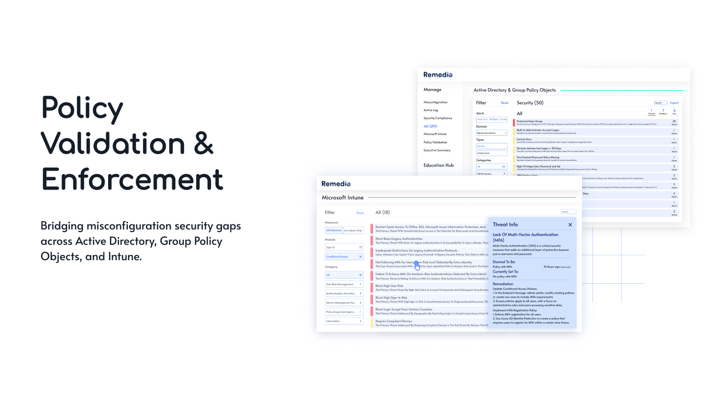 Group Policy Monitoring & Enforcement